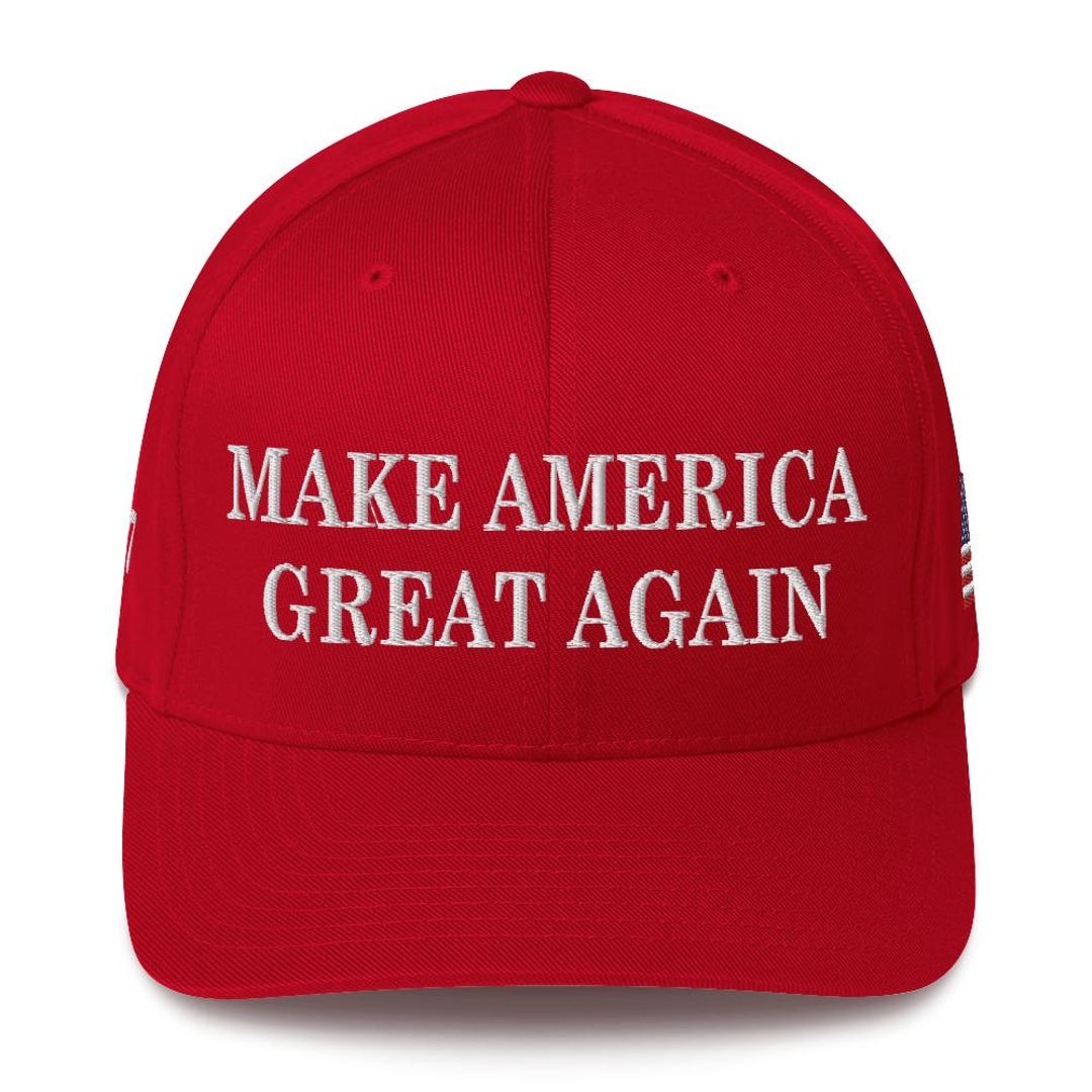 Trump 2024 MAGA Hat, Men & Women, Structured Twill Cap, Embroidered - Etsy