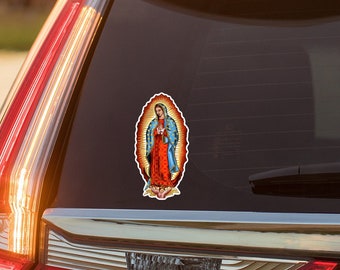 Big Virgin Mary Decal - Etsy