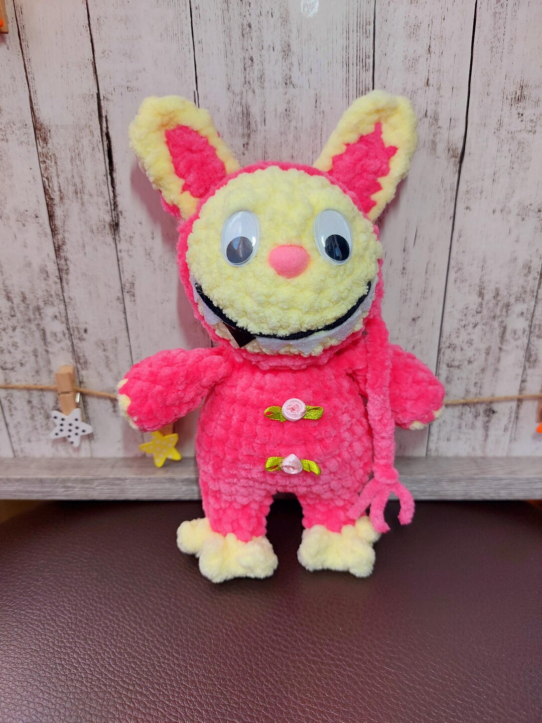 Labubu Crochet, Plush Toy, Labubu Monster, Kawaii Plushie, Labubu ...