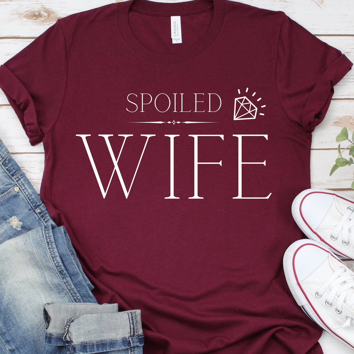 Funny Wife Tshirt Best Wife T Spoiled Wife T Shirt Sassy Etsy