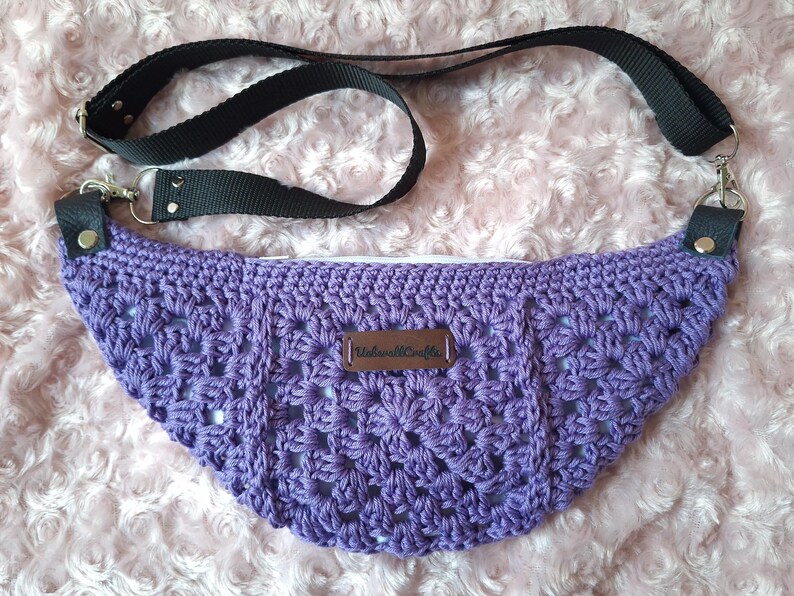 Custom-made - Crocheted Granny Square Fanny Pack, Bag, Colorful, Gift ...