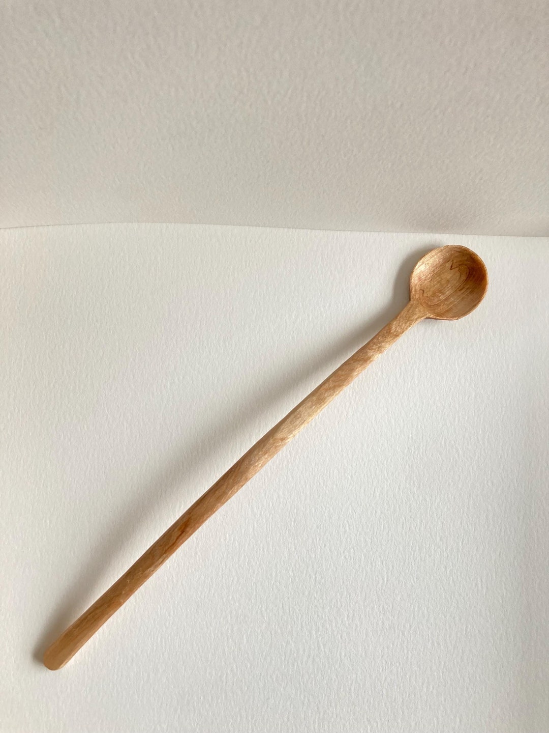 Maine Birch Wood French Press Spoon ~ Wooden Spoon ~ Hand Carved - Etsy