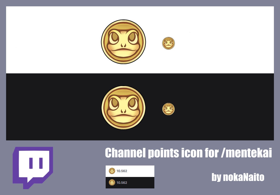 Custom channel points icon for your channel | Etsy