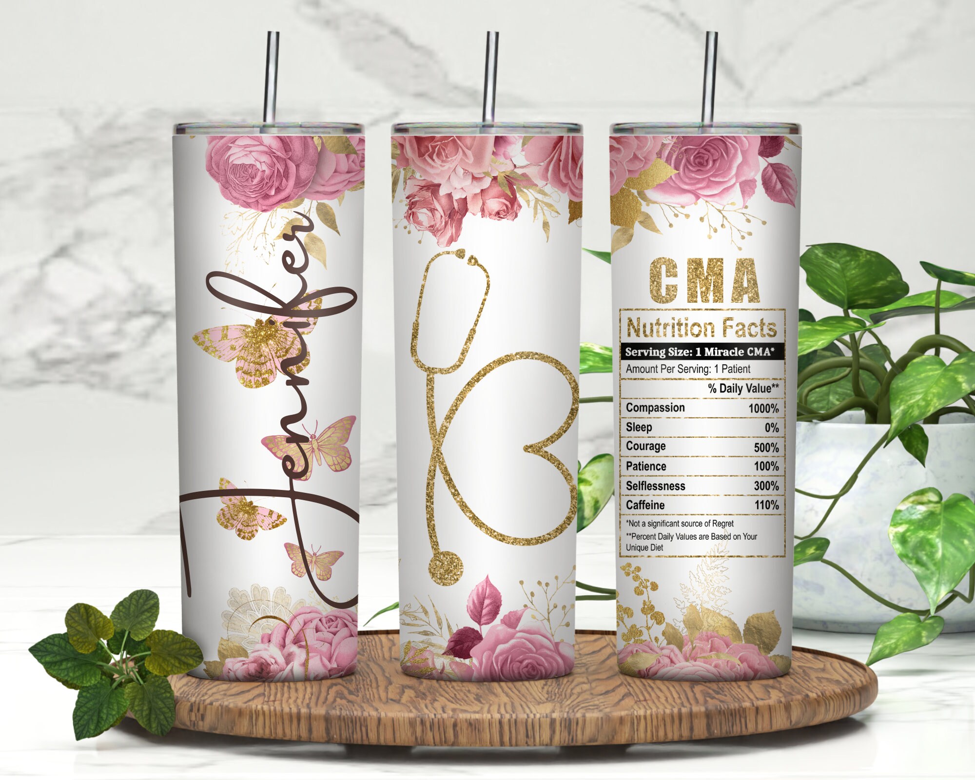 Certified Medical Assistant Tumbler Personalized CMA Cup - Etsy