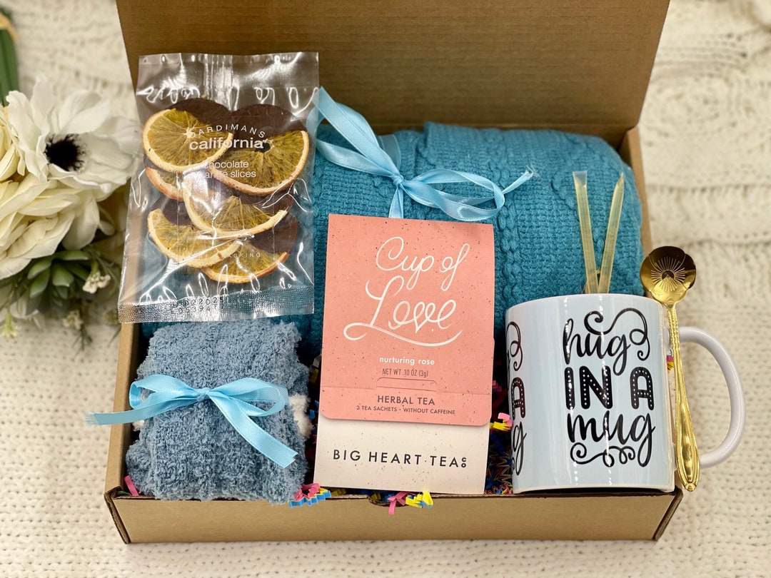 Warm Gift, Sending a Hug, Hygge Gift Box, Recovery Gift Basket, Get ...