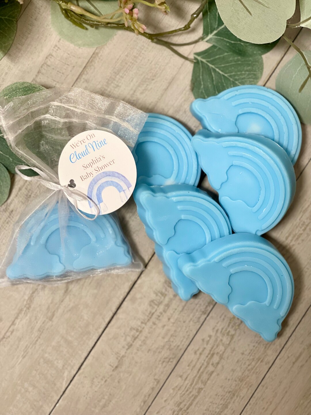 Boho Rainbow Blue Cloud Soap Favors Baby Gender Reveal Gifts - Etsy