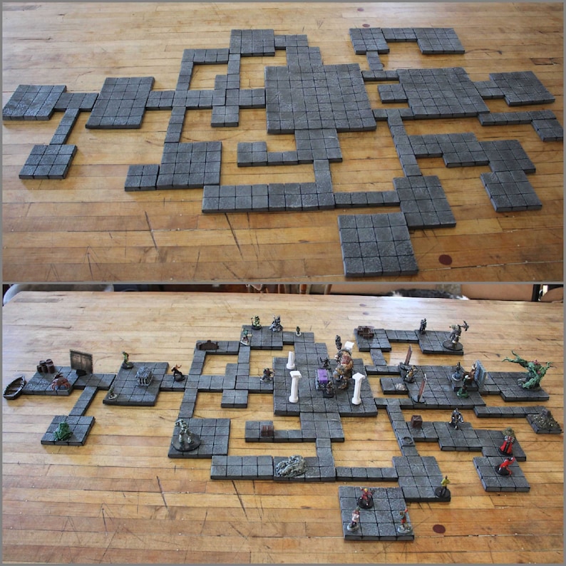 Dungeon Tile Sets (various Sizes) - Etsy