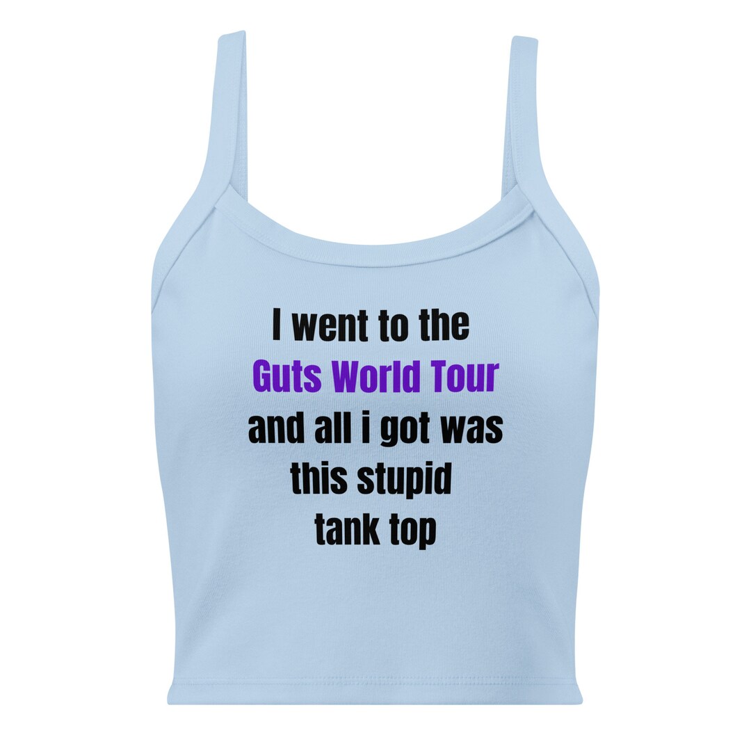 I Went to the Guts World Tour Tank Top - Etsy