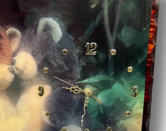 Teddy Bear Wall Clock - Etsy