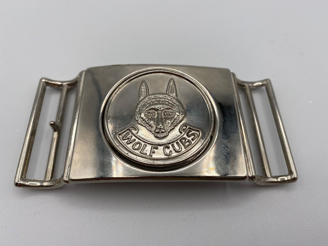 Scouts Belt Buckle, Wolf Cubs, Scouts Canada Wolf Cub Belt Buckle ...