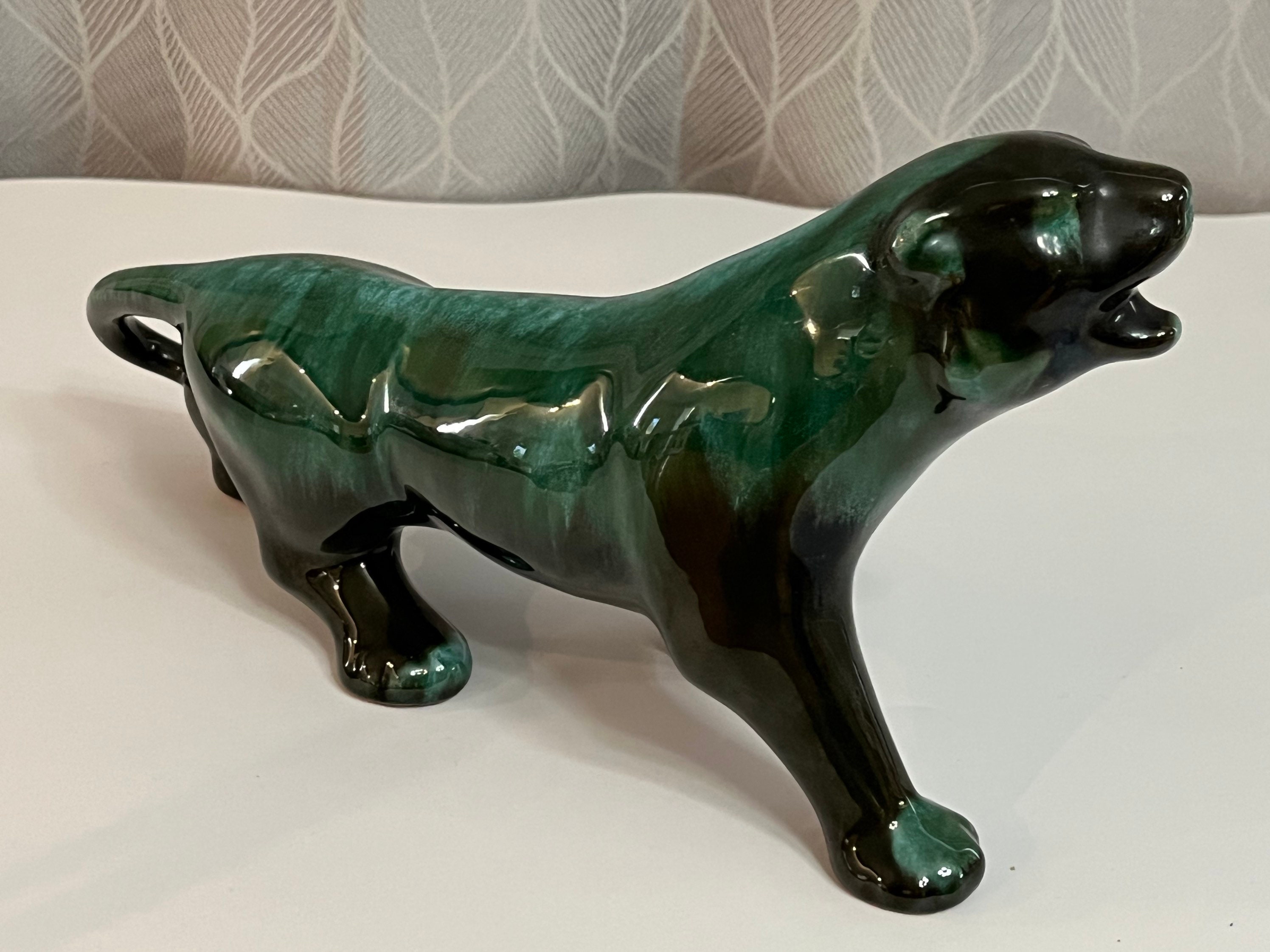 Vintage Blue Mountain Pottery Cougar, Cat, Panther, Tiger, Terra-cotta ...