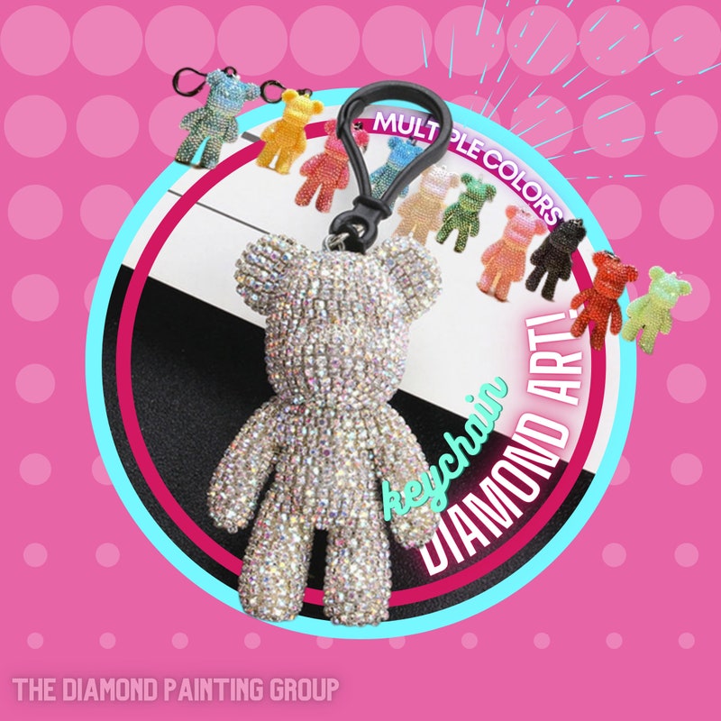 Diamond Drill Keychain - Etsy