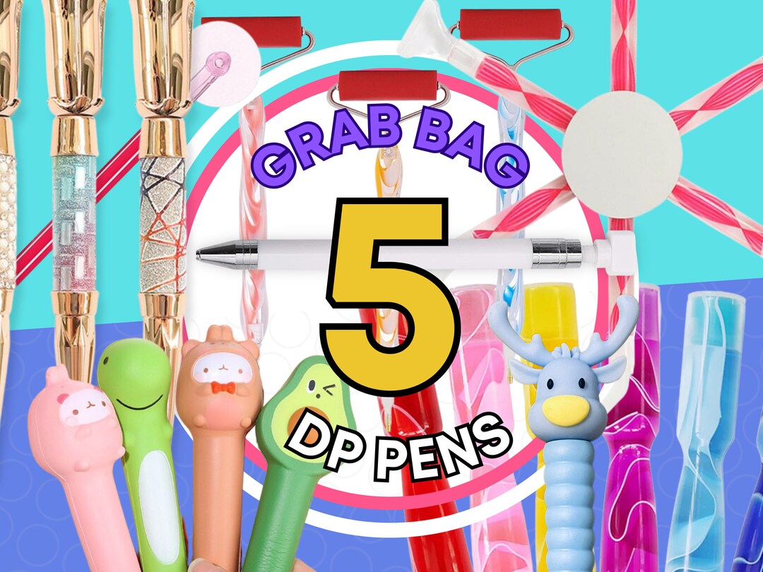 5 Pack Diamond Painting Pen Bundle | Grab Bag | Wax Diamond Art Drill ...