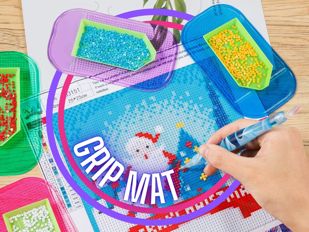 Diamond Painting Grip Pad | Diamond Art Supply | 5D Diamond Art Tray ...