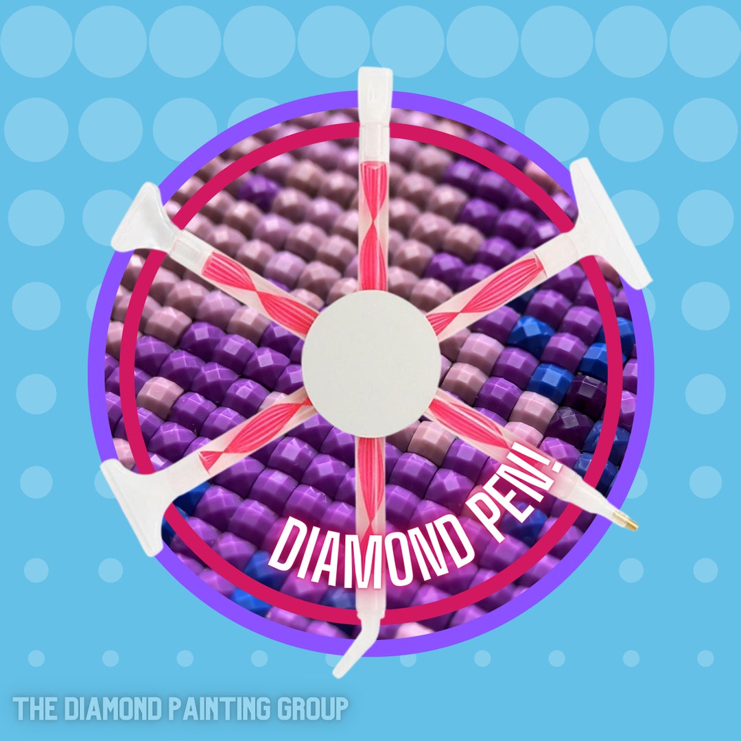 Diamond Painting 6 Sided Multi Tip Drill Dot Pen Rhinestones Bead ...
