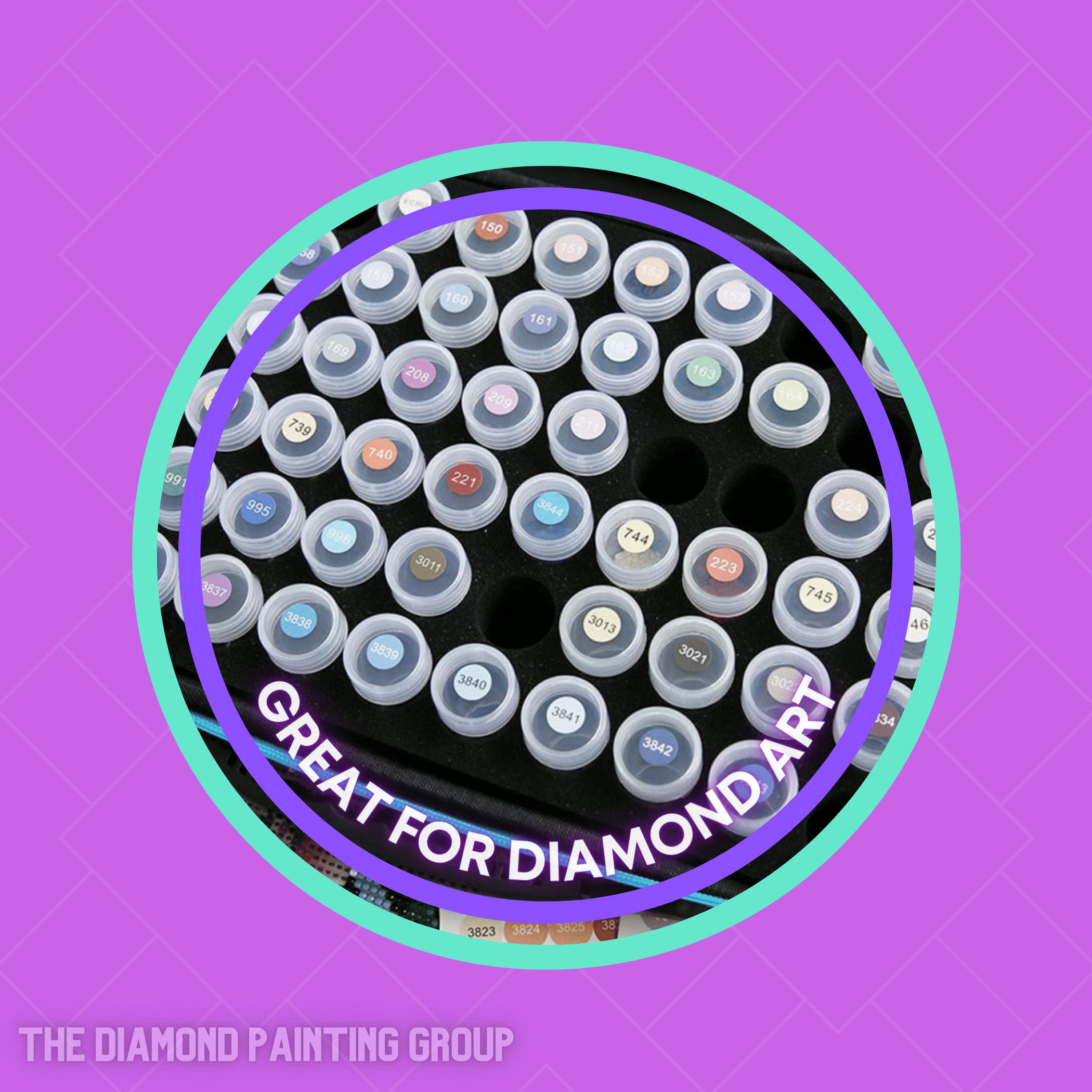 Diamond Painting DMC Color Stickers | Organize Drill Gems Beads | Color ...