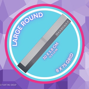 Diamond Art Ruler | Diamond Painting Tool | Square or Round Drill Gem ...