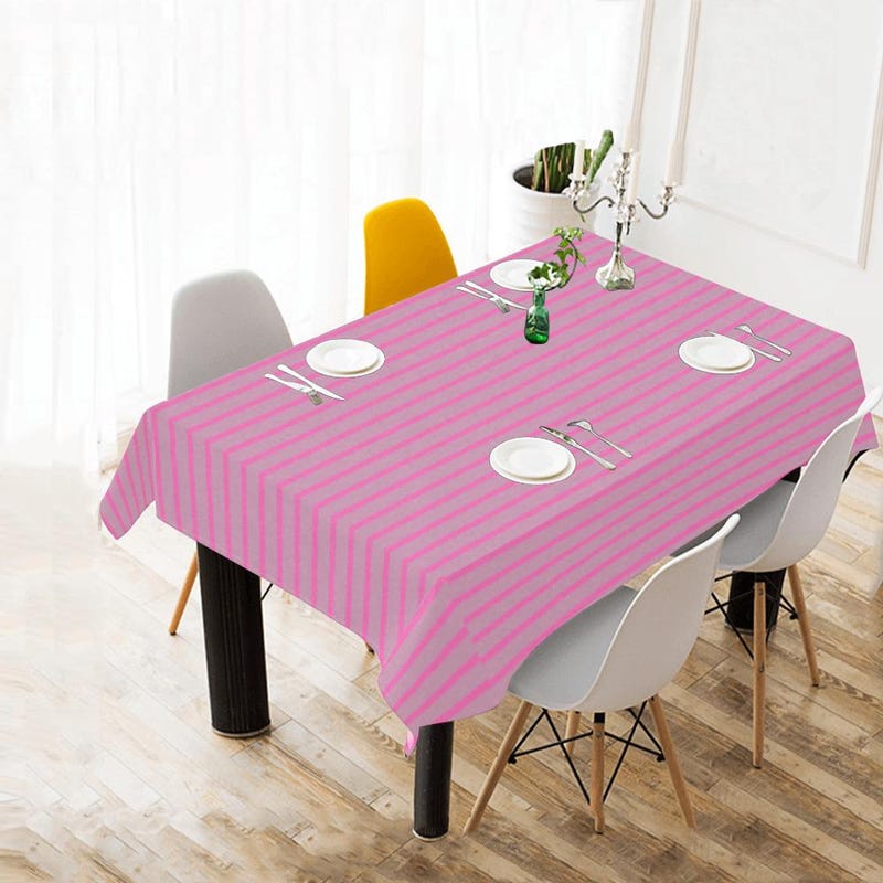 Pink Tablecloth Rectangle - Etsy