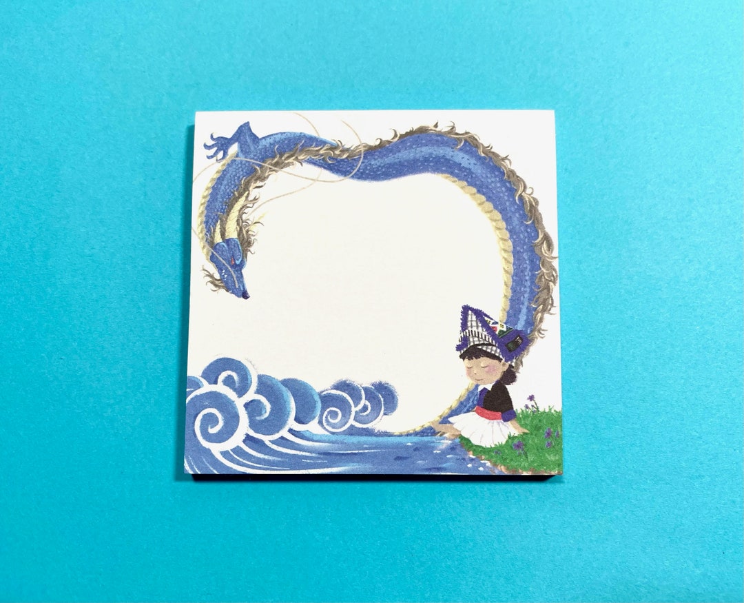 Hmong Girl & Dragon Memo Pad - Etsy