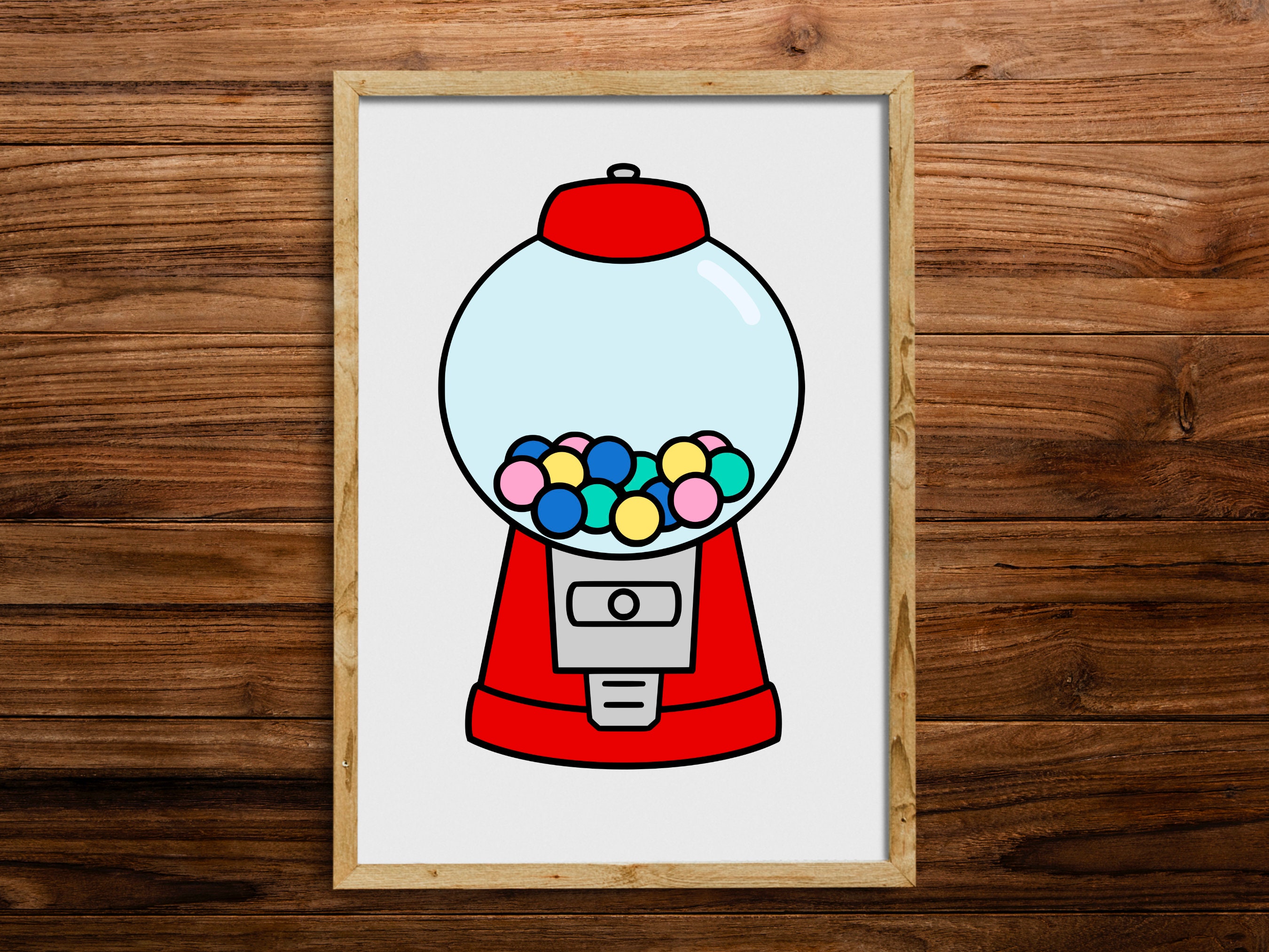 Gumball SVG, Gumball Machine SVG, Bubble Gum Machine Jpggum Balls Layer ...