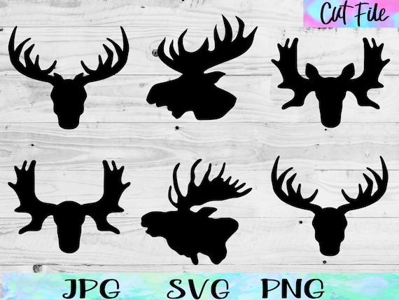 Moose Antler Silhouette