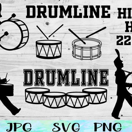 Drumline SVG Marching Band SVG Drum Major SVG Snare Drum - Etsy