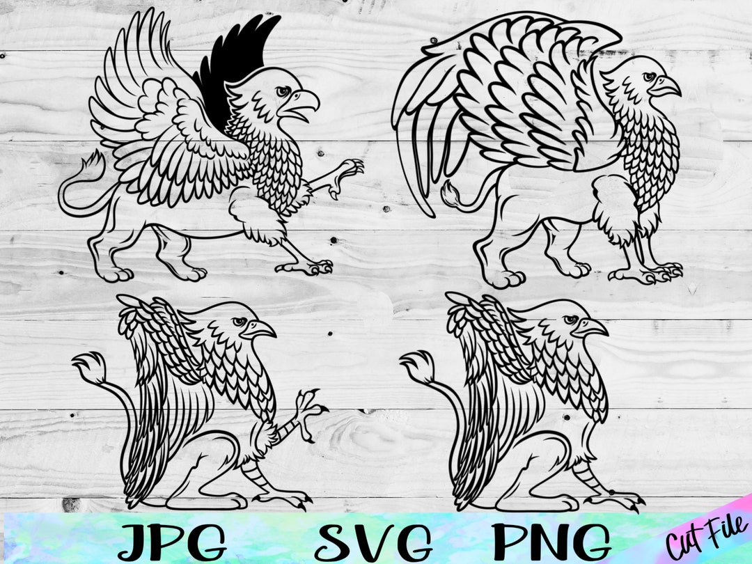 Griffin SVG, Griffins PNG, Griffin JPG, Griffin Pendant and Griffin ...