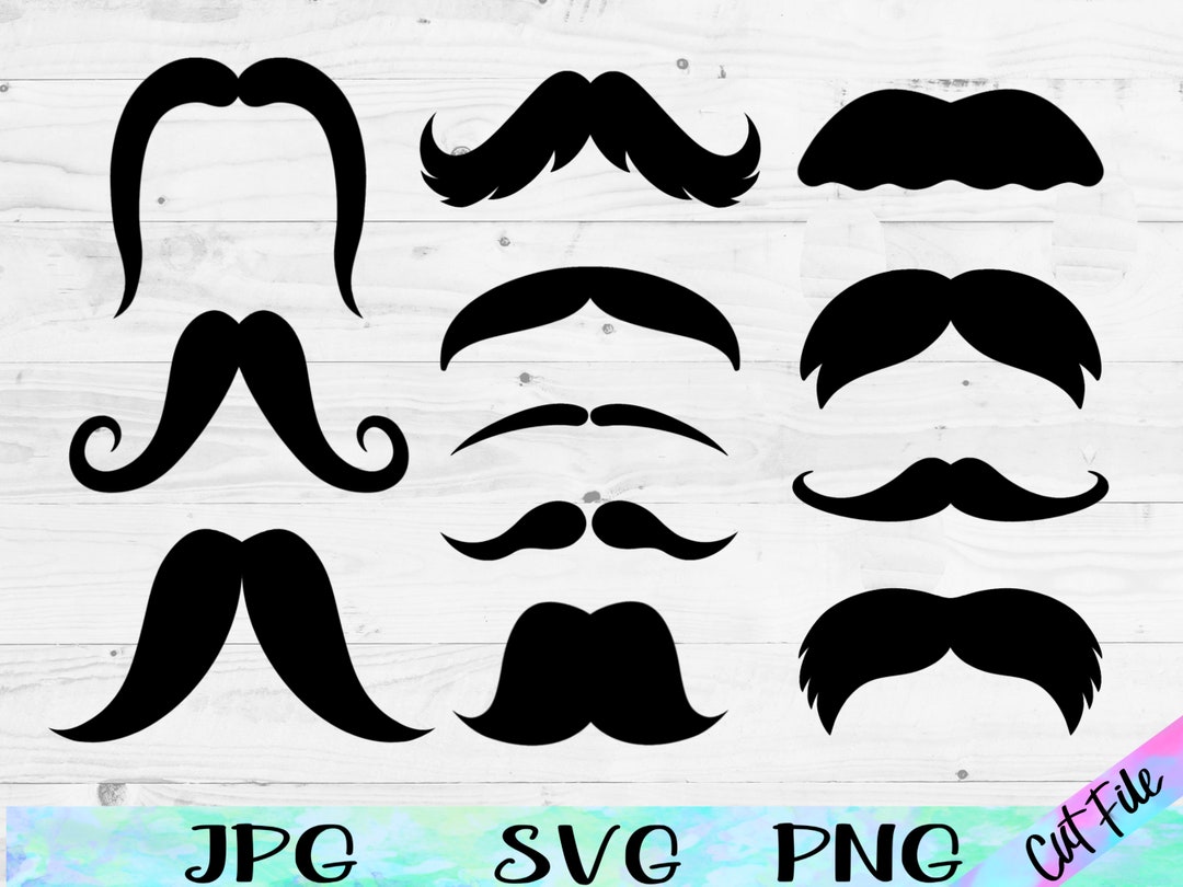 Mustache SVG, Fake Mustaches PNG, Mustache Mask JPG, Mustache Shirt ...