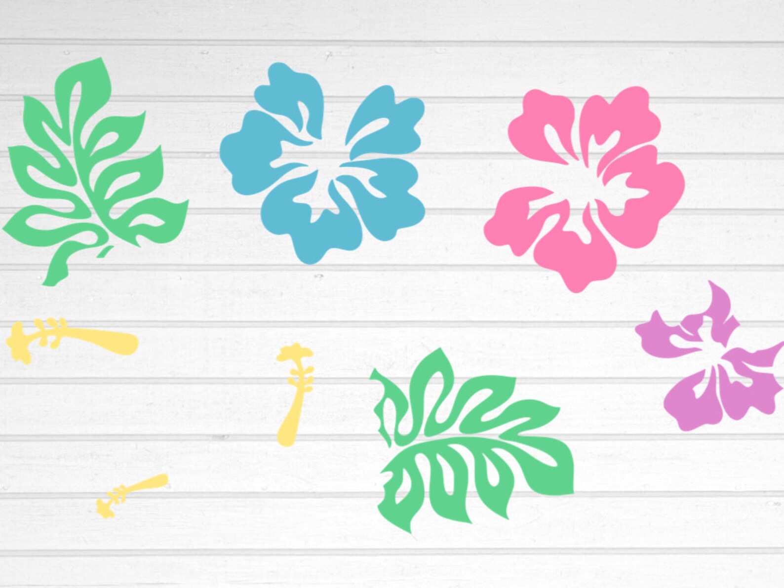 Hibiscus SVG, Hibiscus Frame Svg, Hawaiian Shirt Svg, Floral Pattern ...