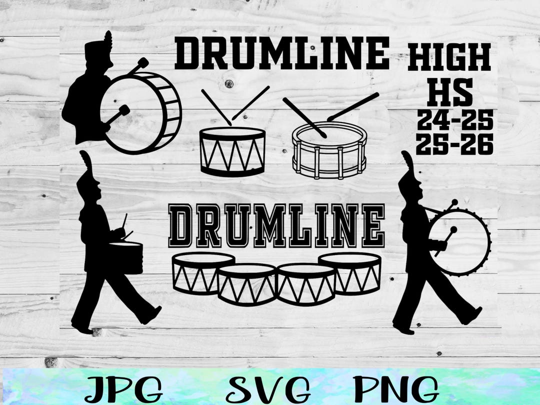 Marching Band SVG, Drumline SVG, Drum Major SVG, Snare Drum Svg, Band ...