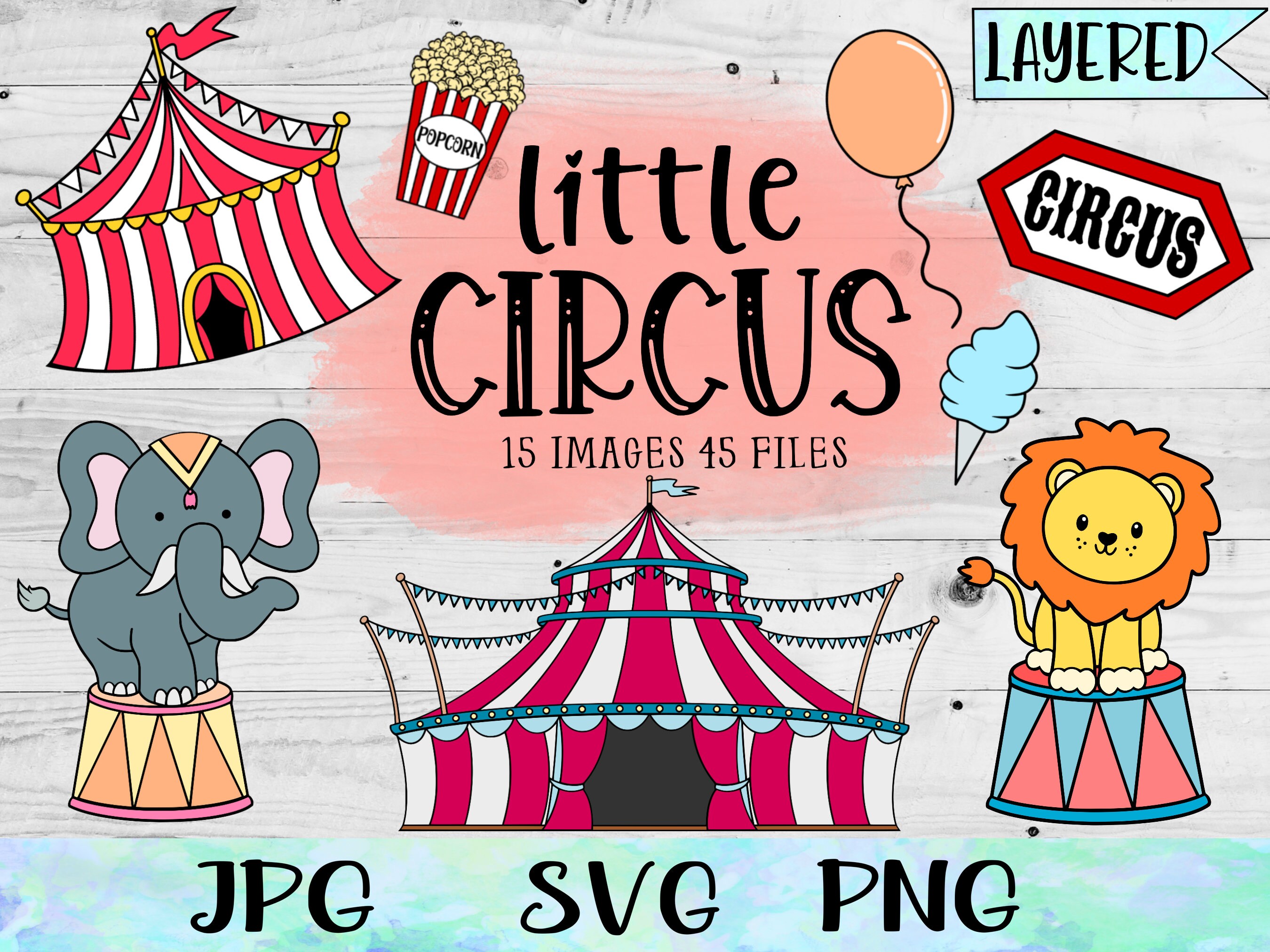 Circus Theme Party SVG Carnival SVG Circus Tent SVG Circus - Etsy UK