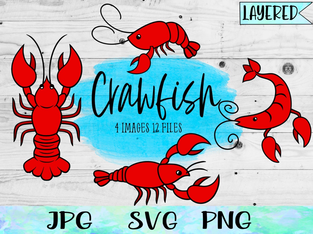 Crawfish SVG, Crawfish PNG, Crawfish JPG, Crawfish Shirt File, Crawfish ...