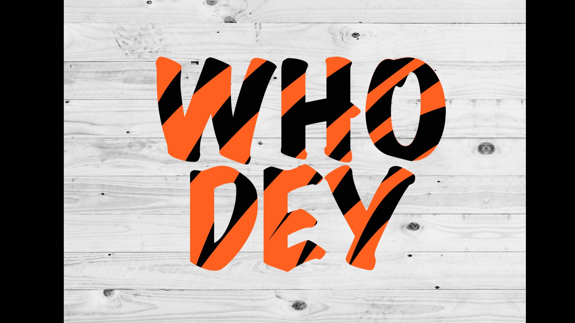 Who Dey SVG File Bengals Svg File Football Svg File Bengals - Etsy UK