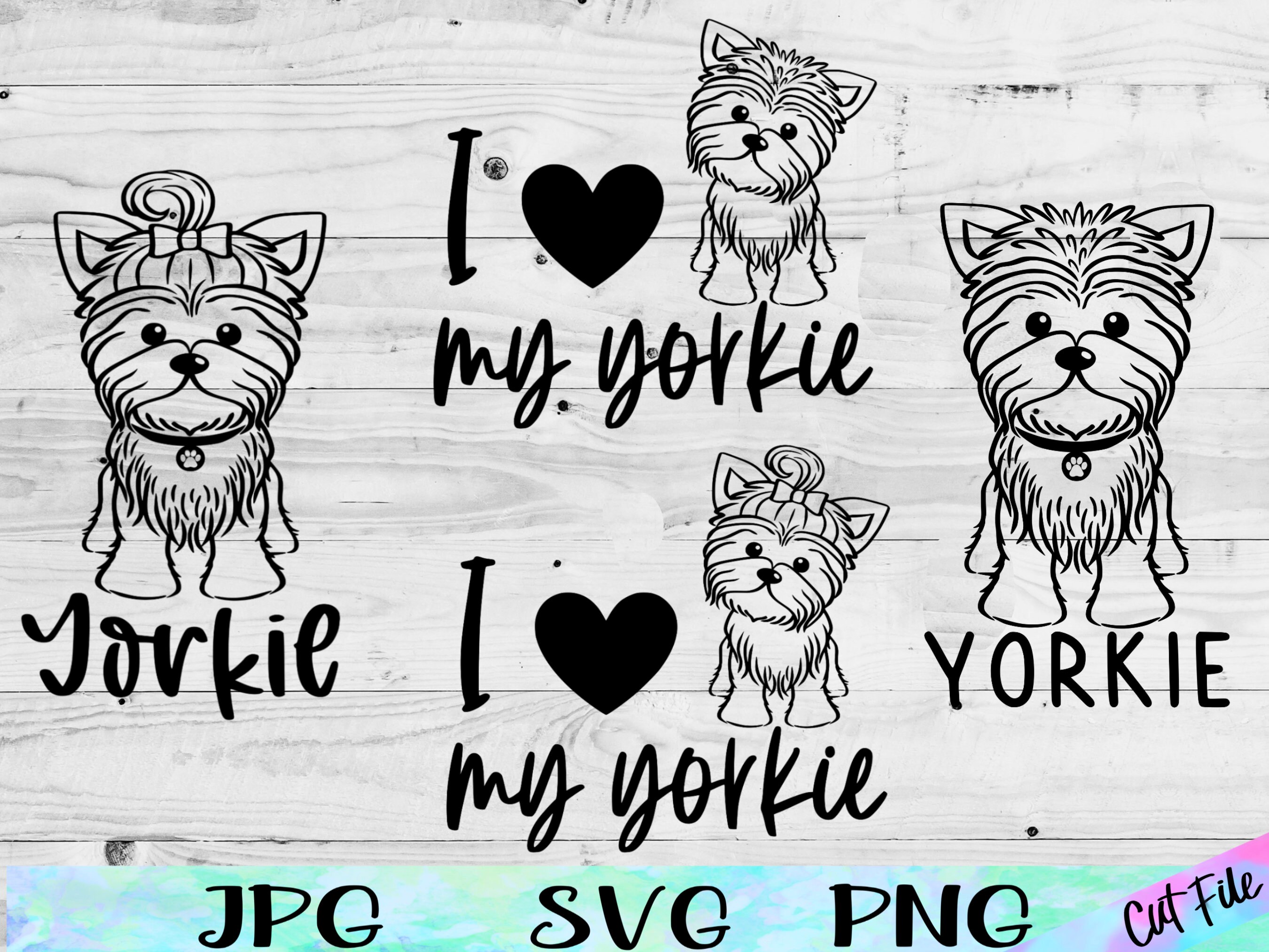 Yorkie SVG Yorkie Mom SVG Yorkie PNG Yorkshire Terrier Dog - Etsy