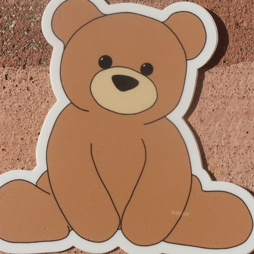 Teddy Bear Sticker Pack Cute Teddy Bear Stickers - Etsy