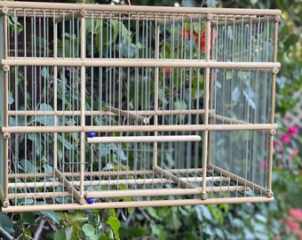 Natural Vintage Bird Cage / Handmade Bird Cage / Rustic Cage / - Etsy