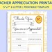 Teacher Appreciation Printable Gift, Teacher Appreciation Week, All ...