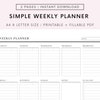 Editable Yearly Planner, Printable Yearly Overview on One Page, Year at ...