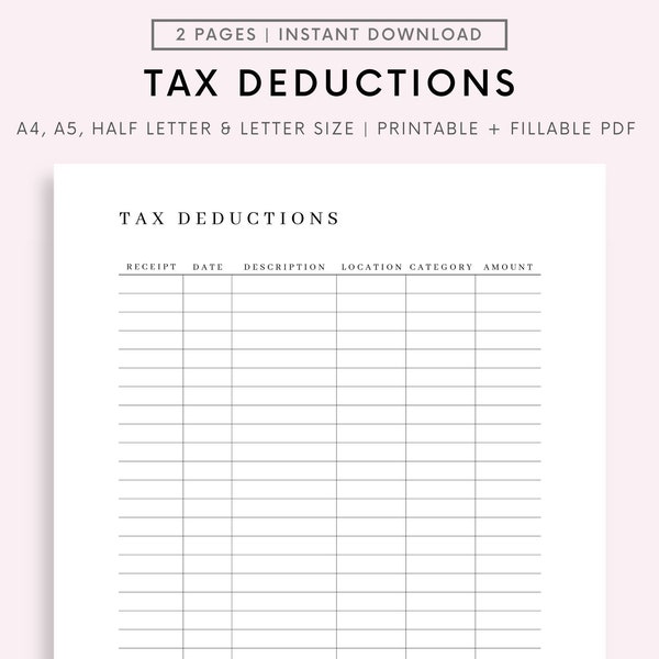 Tax Deduction - Etsy