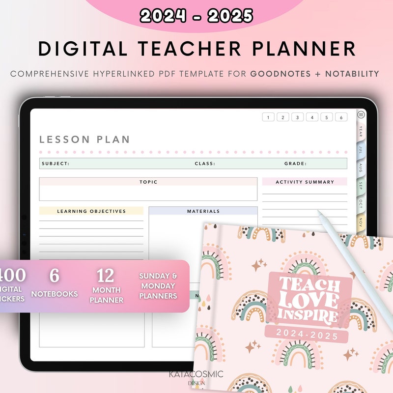 Teacher Planner - Etsy