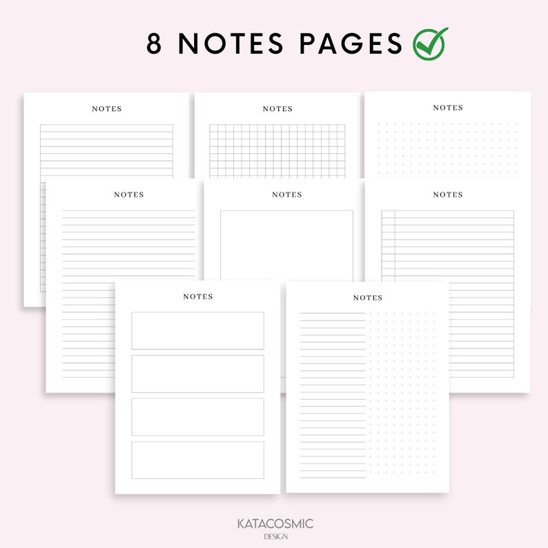 To Do List Pages Daily to Do List Grocery List Shopping - Etsy