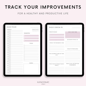 Digital Daily Planner for Goodnotes, Blush Pink, Half Hour Planner, 1 ...