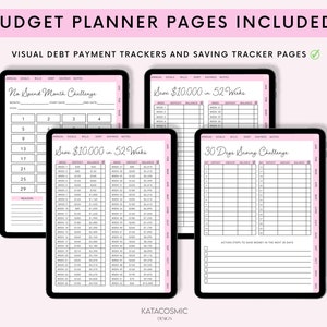Digital Budget Planner, Budget Template, Monthly Budget, Savings ...
