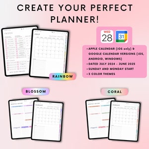 Digital Teacher Planner 2024 - 2025 DATED Lesson Planner, Academic ...