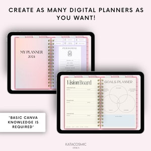 Canva Frame PLR Planner Template Digital Planner Canva Template Create ...