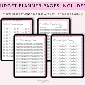 Digital Budget Planner, Budget Template, Monthly Budget, Savings ...