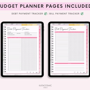 Digital Budget Planner, Digital Finance Planner, Digital Planner, Bi ...