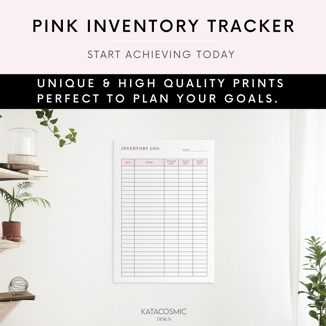 Printable Inventory Tracker, Inventory Management Form, Inventory Sheet ...