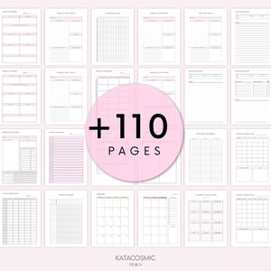 110pg HOMESCHOOL Planner Printable, Home School Teacher, Academic ...