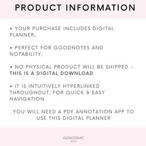 Boho Undated Goodnotes Planner, Weekly Digital Planner, Monthly Planner ...